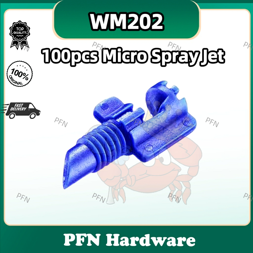 (100pcs) WM202 Micro Irrigation Spray Jet 180 degree Spray Jet Micro ...