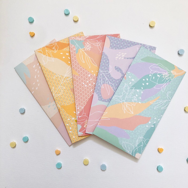 Mekar Sampul Duit Raya 2020 / Floral Batik Raya Money Packet (Thick ...