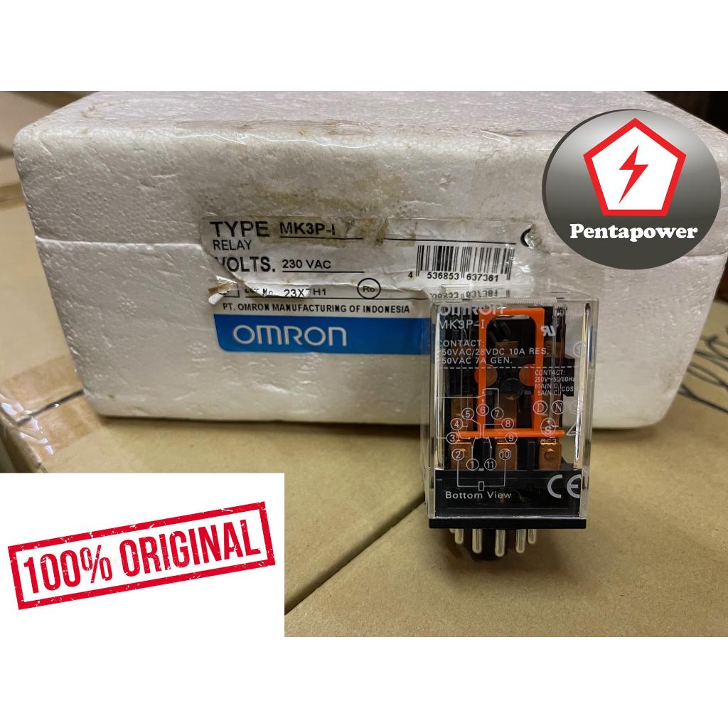OMRON MK3P-I RELAY 11PINS 230VAC | Shopee Malaysia