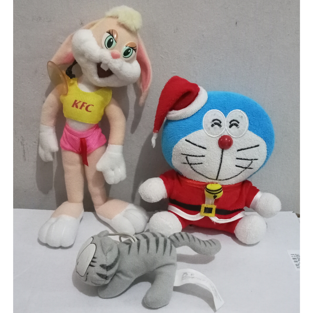KFC Looney Tunes, Garfield, Doraemon Plush Toy Merchandise | Shopee ...