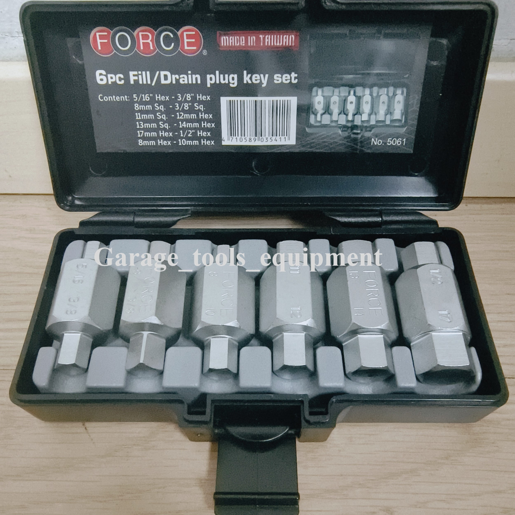 TAIWAN Force 6Pcs Drain Plug Key Set | Shopee Malaysia