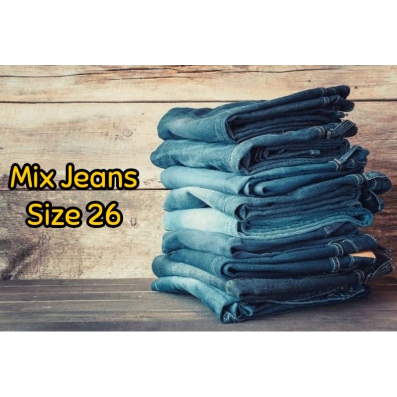 Mix Bundle Jeans Size 26 | Shopee Malaysia