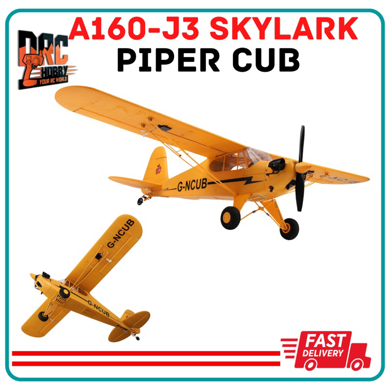 Wltoys XK A160-J3 Skylark 3D/6G System Airplane G-NCUB EPP 650mm Wingspan Brushless RC Plane RTF ...