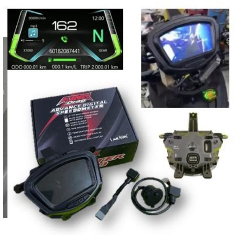Kingdrag Digital BlueTooth Meter Yamaha Y15 V2 KD Speedometer Assy ...
