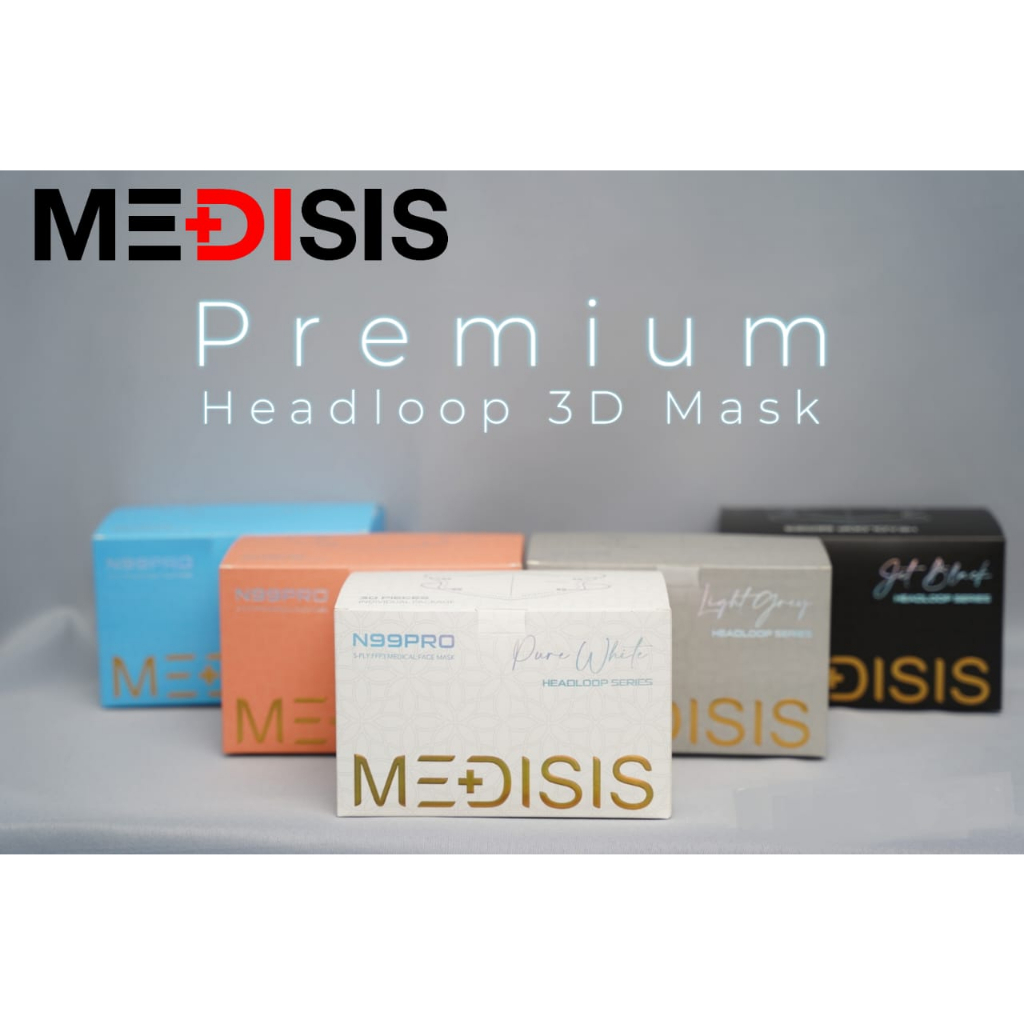 【MEDISIS 】🔥LIMITED TIME SALE🔥HEADLOOP N99 PRO, 5PLY 5D MEDICAL MASK ...