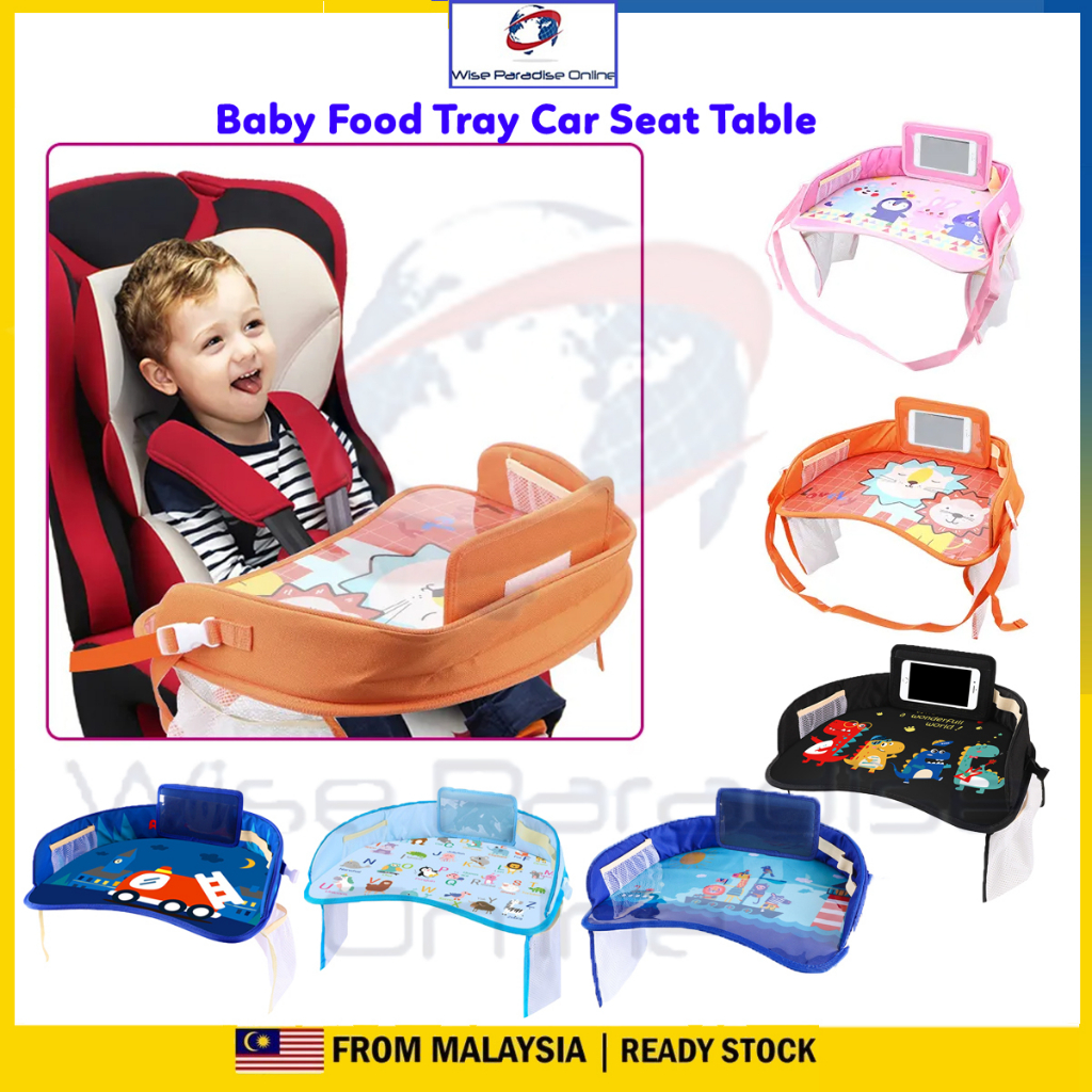 Baby Food Tray Car Seat Table Portable Baby Multifunctional Table Child ...
