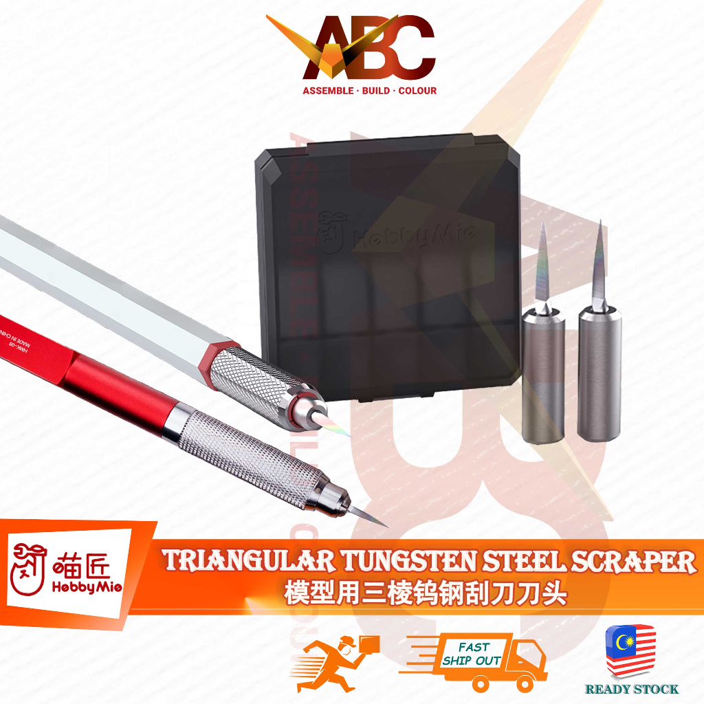 (HobbyMio) Triangular Tungsten Steel Scraper - Triangle Scriber ...