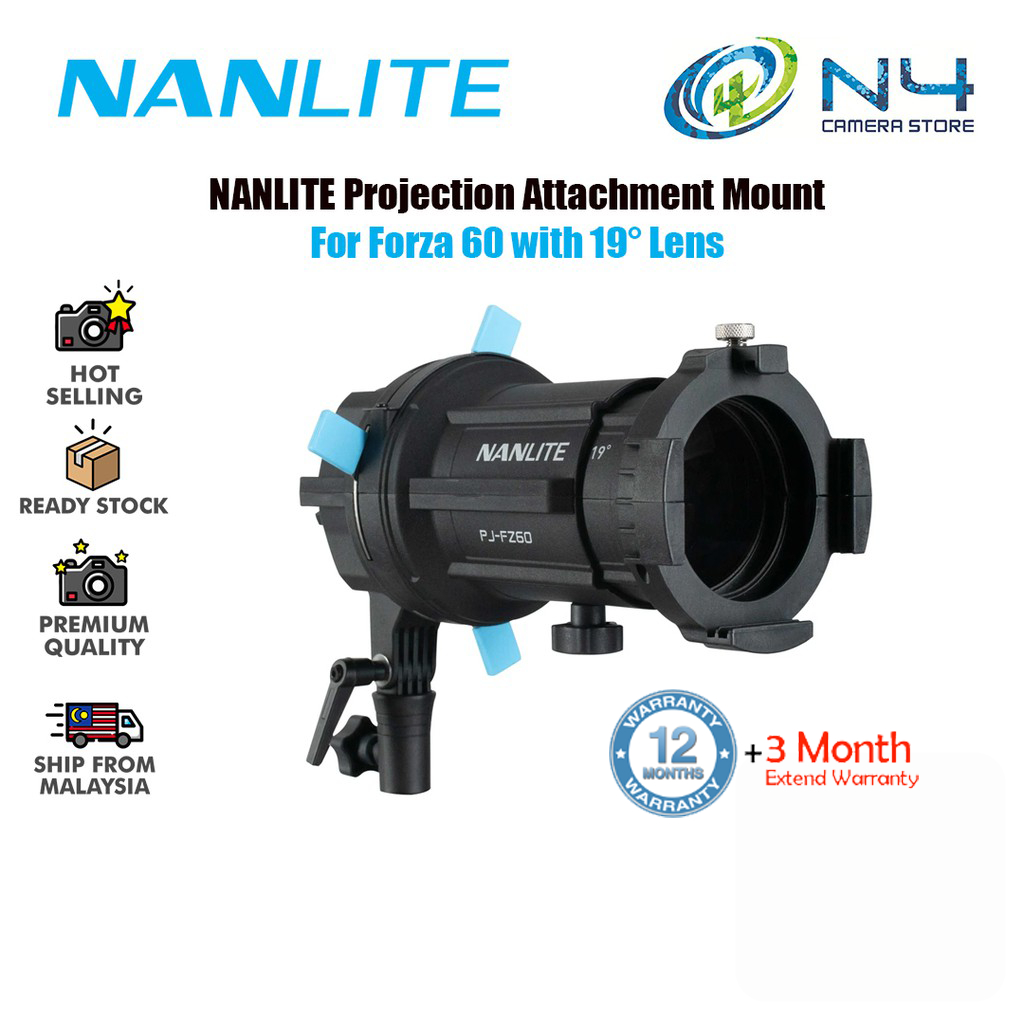 Nanlite PJ-FZ60 19° 36° Spotlight Mount Set Lighting Modifiers ...