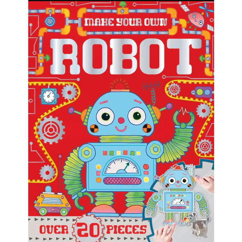 Make Your Own Robot Book with over 20 pieces of 3D model | Interactive ...