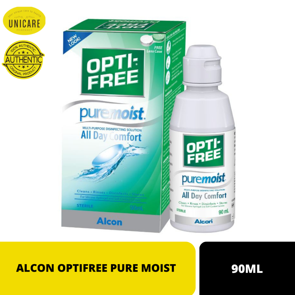 ALCON OPTIFREE PURE MOIST 90ML | Shopee Malaysia