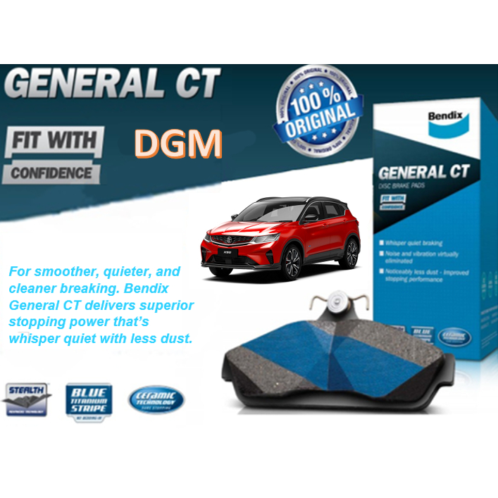 Bendix GCT Rear Brake Pads (DB2610) for Proton X50 | Shopee Malaysia
