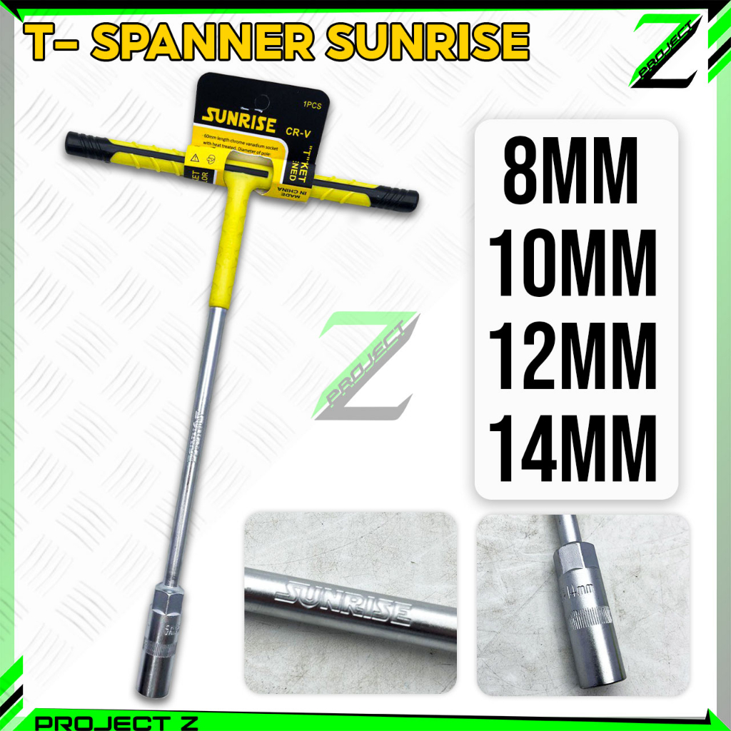 STAINLESS STEEL T Shaped Hexagon Socket Wrench Tool Spanner T Spaner ...