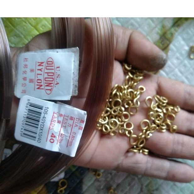 TANGSI TANGSI DUPONT ORI FROM U.S.A WARNA COKLAT 40LBS CINCIN 8 50 BIJI ...