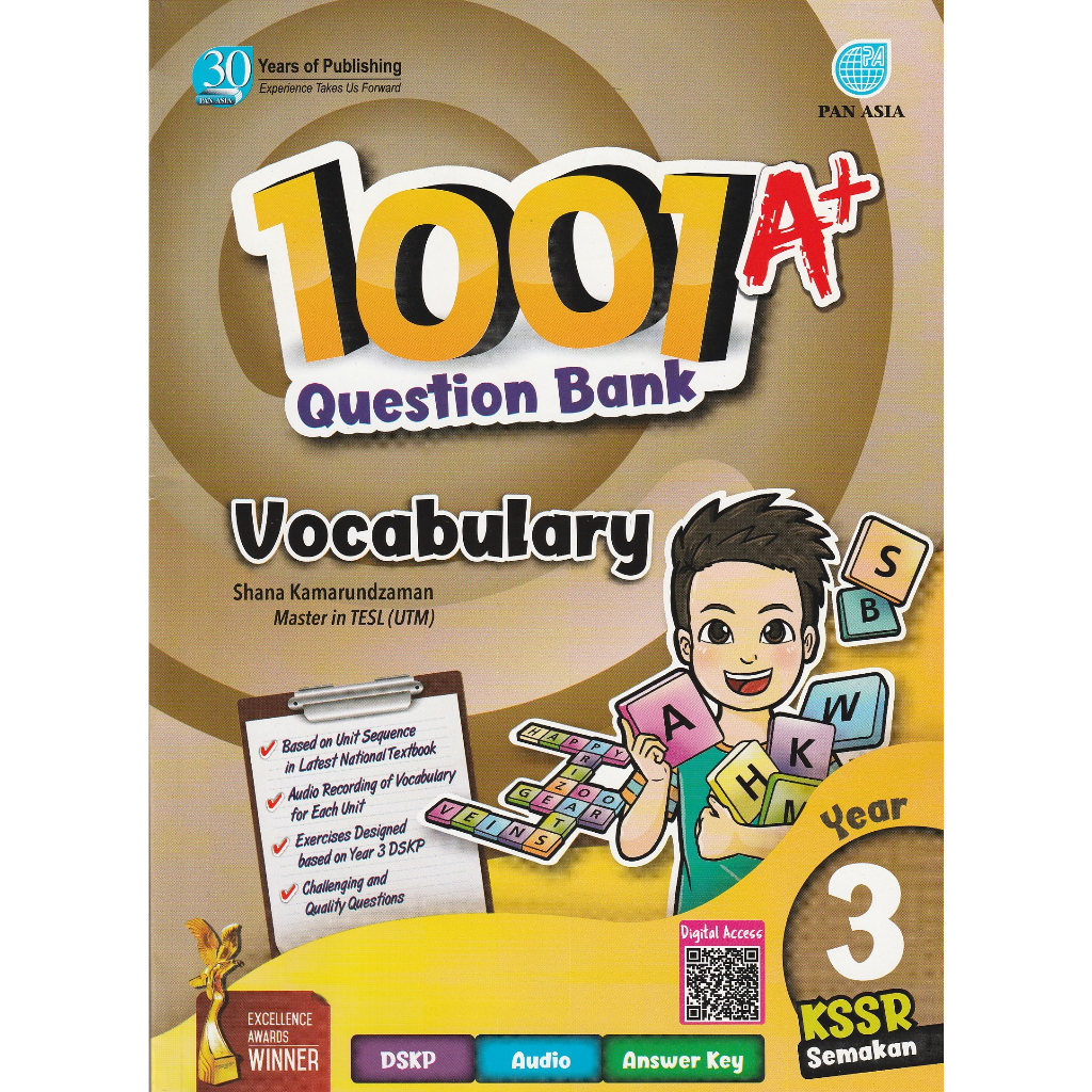 1001 A+ QUESTION BANK STD 3 VOCABULARY | Shopee Malaysia
