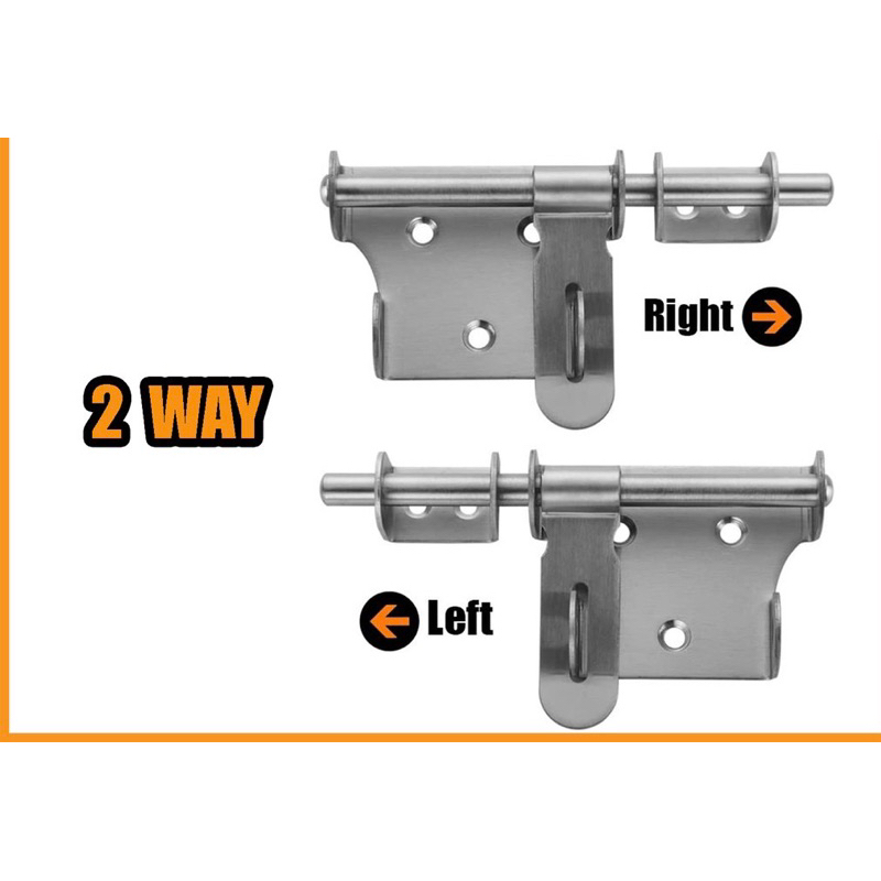 MARINE SELAK PINTU SOLID TEBAL 304 STAINLESS STEEL DOOR LATCH READY ...