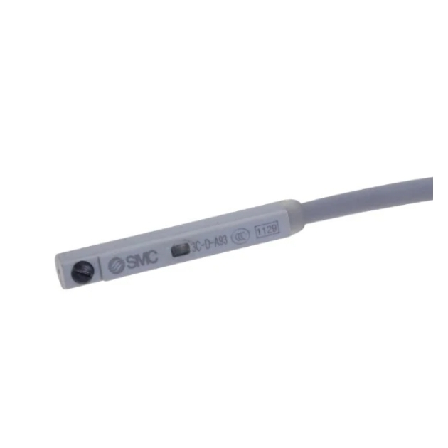 SMC Reed Switch SPST-NO, 5 to 40mA, 24VDC, Wire Leads, Red LED, IP67 ...