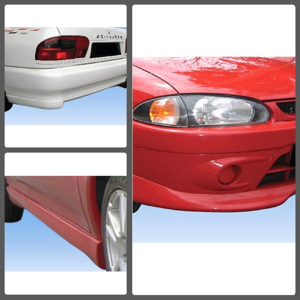 Proton Wira Saloon SE Skirting Body Kit Fiber Ready Stock | Shopee Malaysia