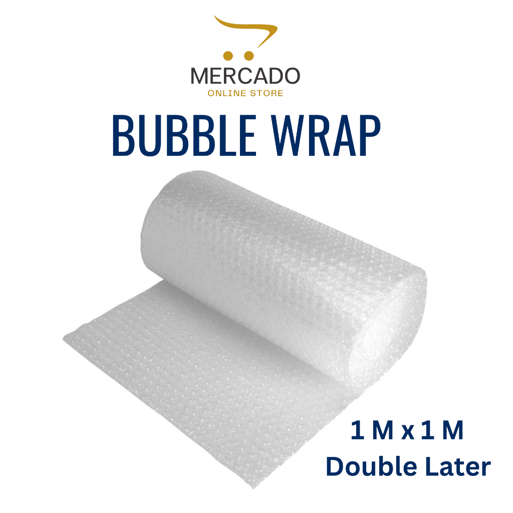 Double Layer Bubble Wrap High Quality 1M x 1M | Shopee Malaysia