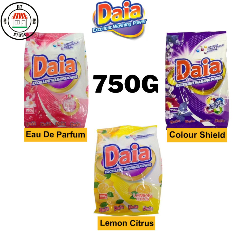 DAIA EXCELLENT WASH POWDER DETERGENT 750G Daia EAU DE PARFUM LEMON ...