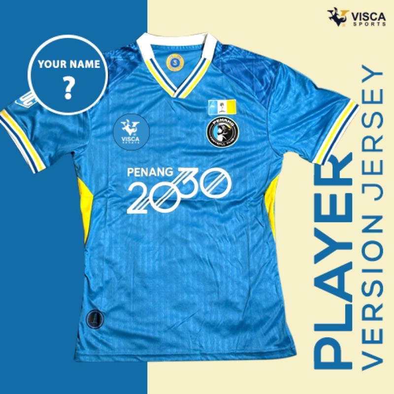 [ Player Issue ] Penang 2023 Home Jersey * Player Issue / Player Version (S-XL)[Custom Name ...