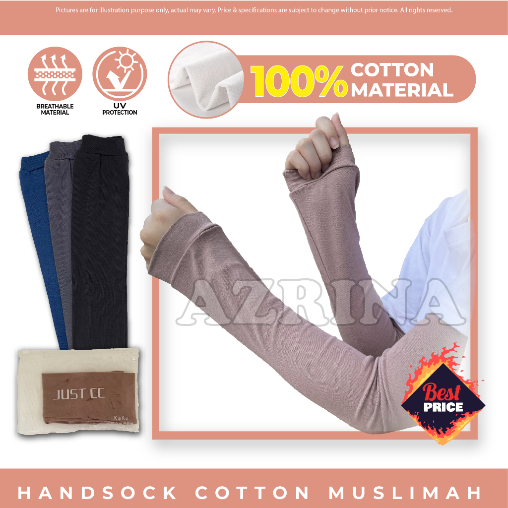 🔥READY STOCK🔥 VSOX_ Handsock Cotton Longgar Panjang/ Handsock T-shirt ...