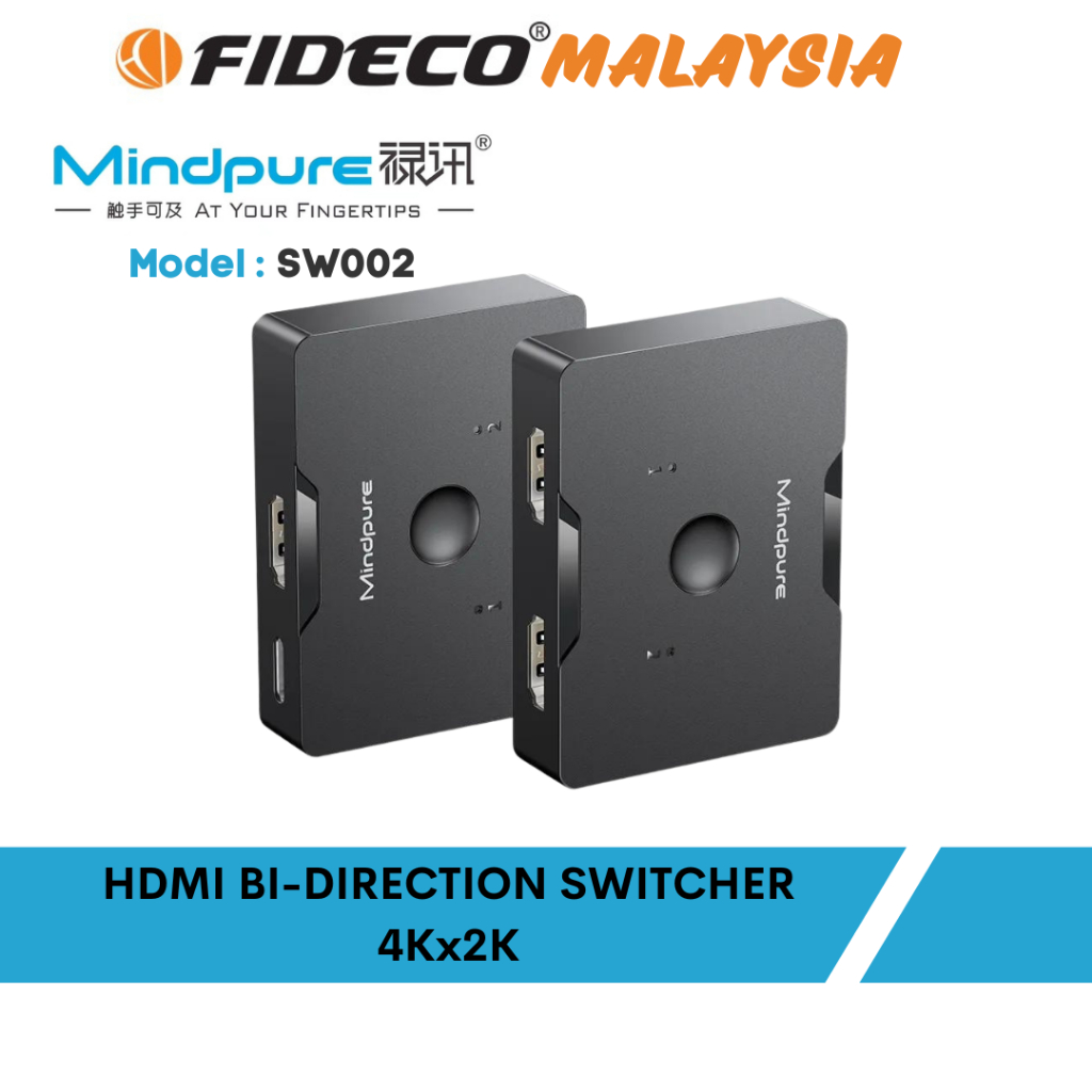 Mindpure SW002 HDMI Bi-Direction Switcher 4K x 2K | Shopee Malaysia