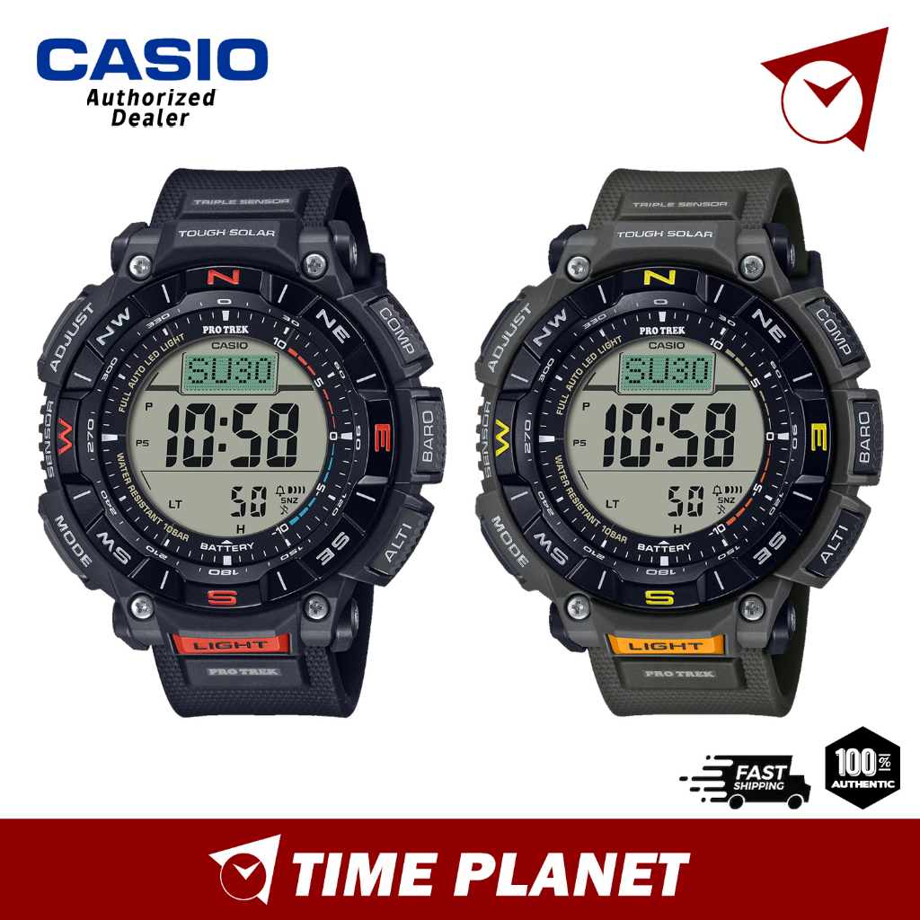 [Official Warranty] Casio Protrek PRG-340-1DR / PRG-340-3DR / PRG-340-1 ...