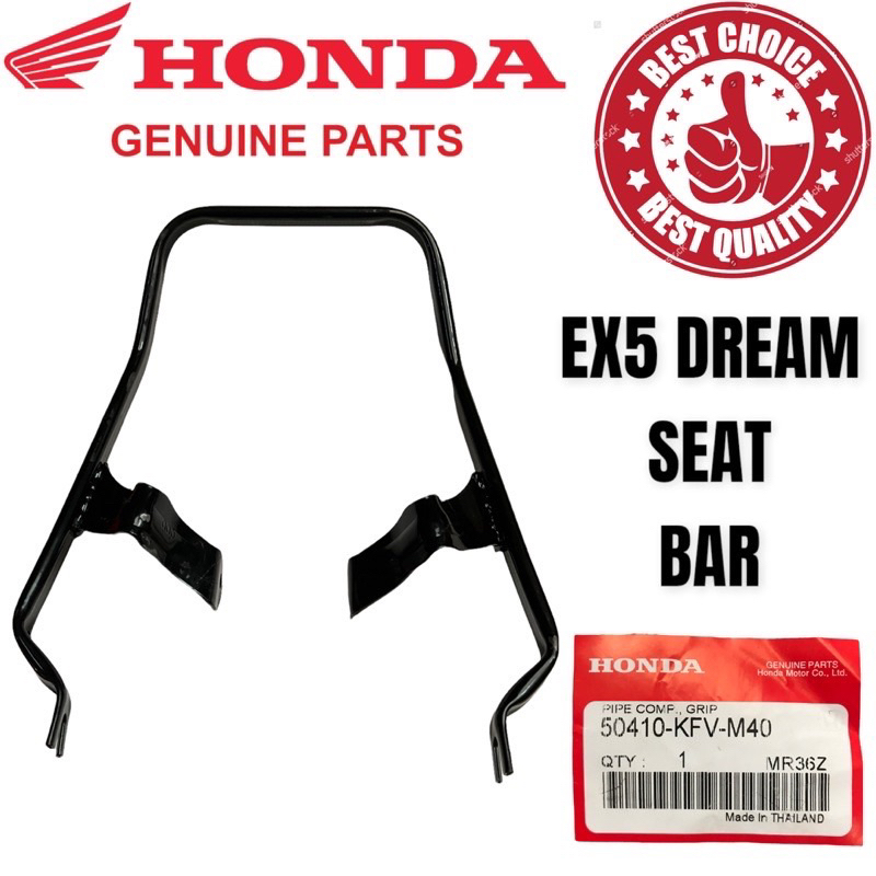 HONDA EX5 DREAM EX5 HIGH POWER (KFV) SEAT BAR HANDLE SEAT U BAR L BAR SPOILER BELAKANG | Shopee ...