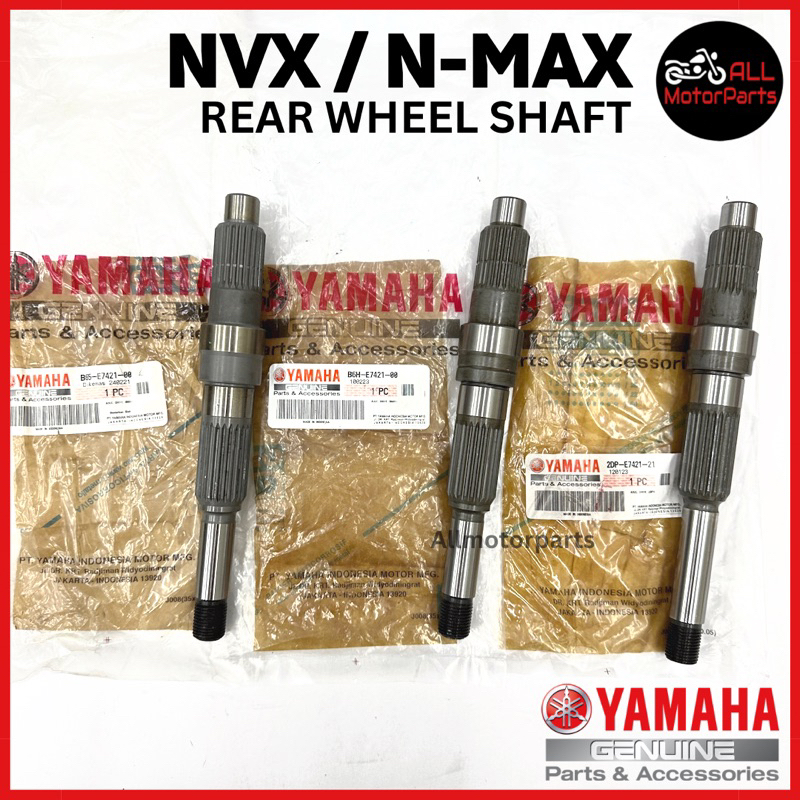 NMAX N MAX NVX [V1 V2] DRIVE AXLE REAR WHEEL SHALF SHAFT GEAR RIM TYRE ...