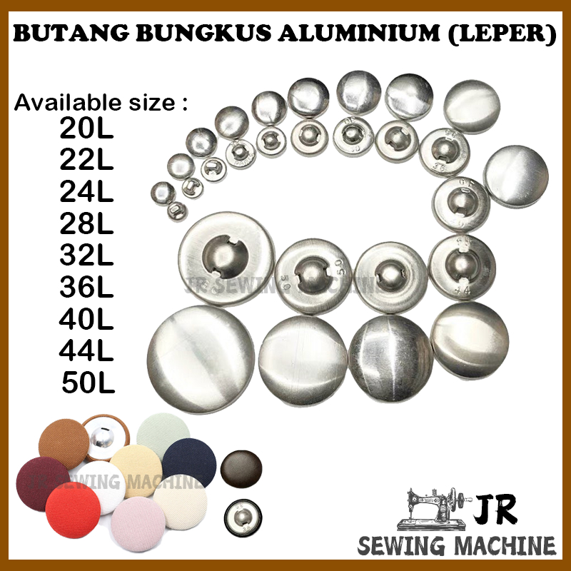 Butang bungkus / Button wrap / Butang balut leper / Butang kain balut ...