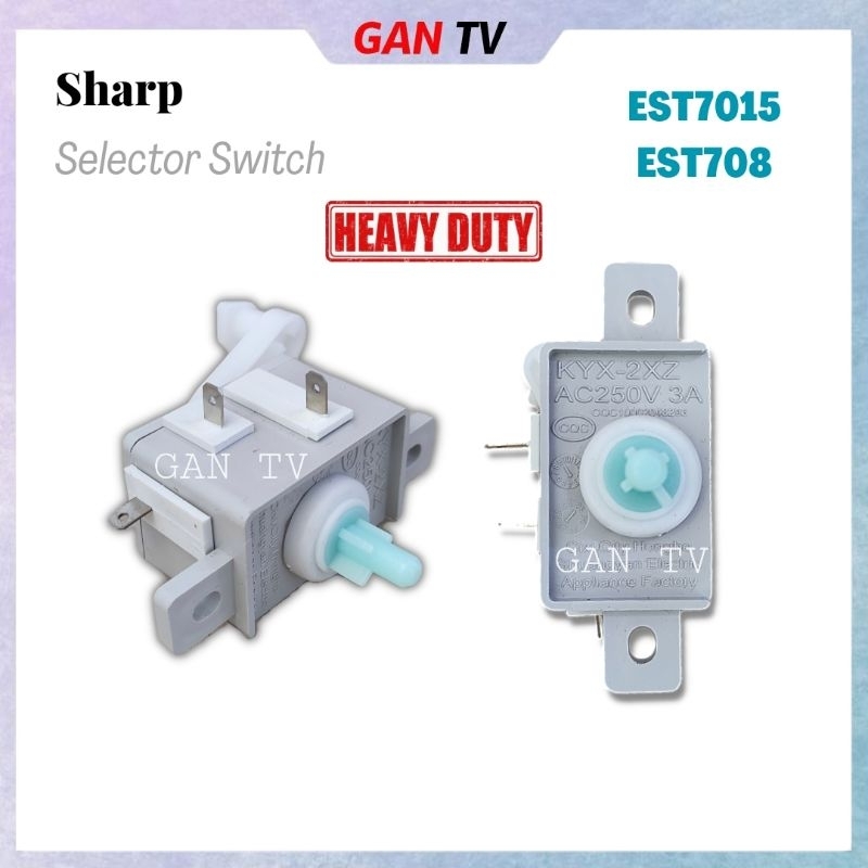 Heavy Duty Sharp EST708 EST7015 KYX-2XZ Semi Auto Washing Machine ...