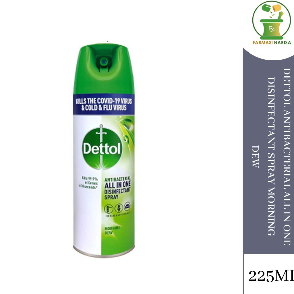 DETTOL ANTIBACTERIAL ALL IN ONE DISINFECTANT SPRAY 225ML | Shopee Malaysia
