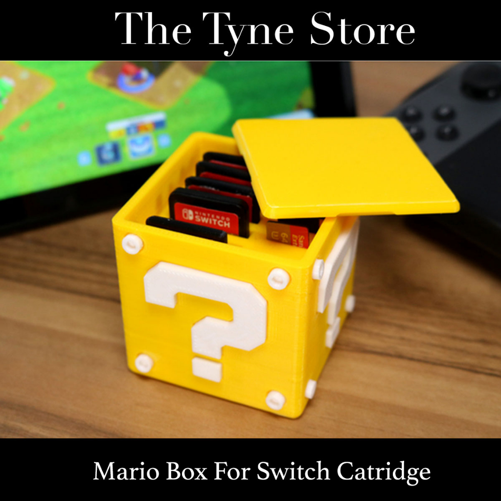 Nintendo Switch Cartridge Box - Mario Question Block | 3D Printed ...