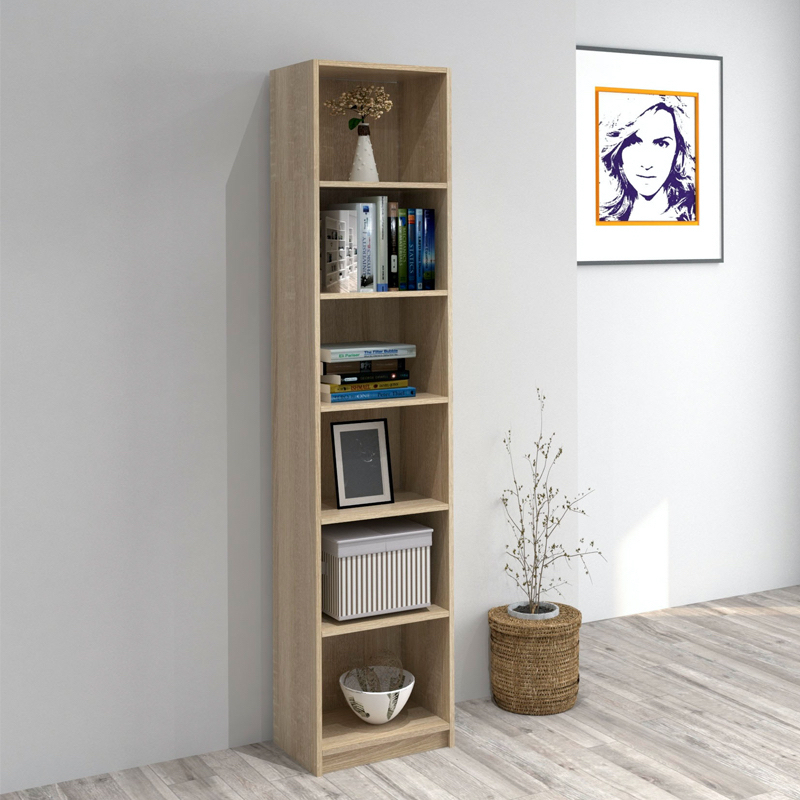 Loft Living 6 Tier BookCase/Rak Tinggi/Home Furniture/Rak Murah/Almari ...