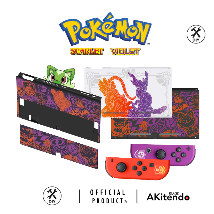Nintendo Switch DIY Joycon Shell / Tablet V1/V2 Pokemon Scarlet ...