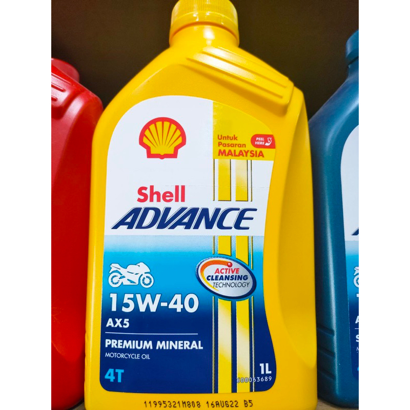 SHELL MINYAK ENGINE AX5 15W-40 | Shopee Malaysia