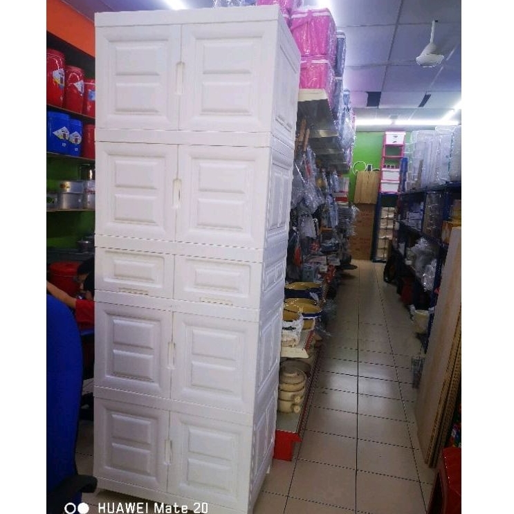 Drawer plastik tebal /Extra Large Cabinet /DIY Plastic Cabinet /Almari ...