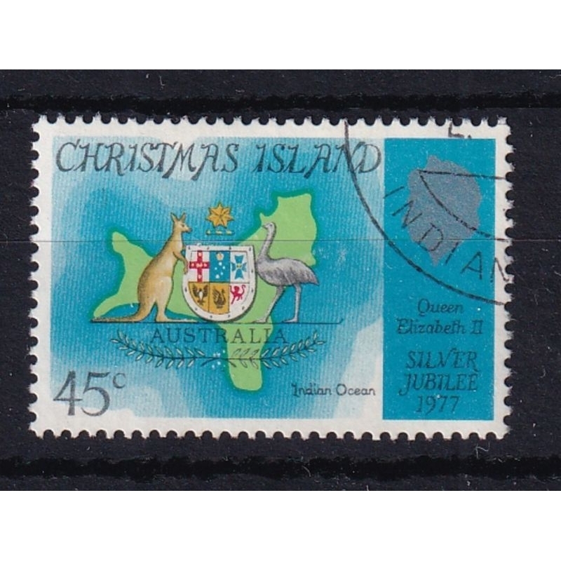 S025 Christmas Island 1977 Silver Jubilee Stamp Used | Shopee Malaysia