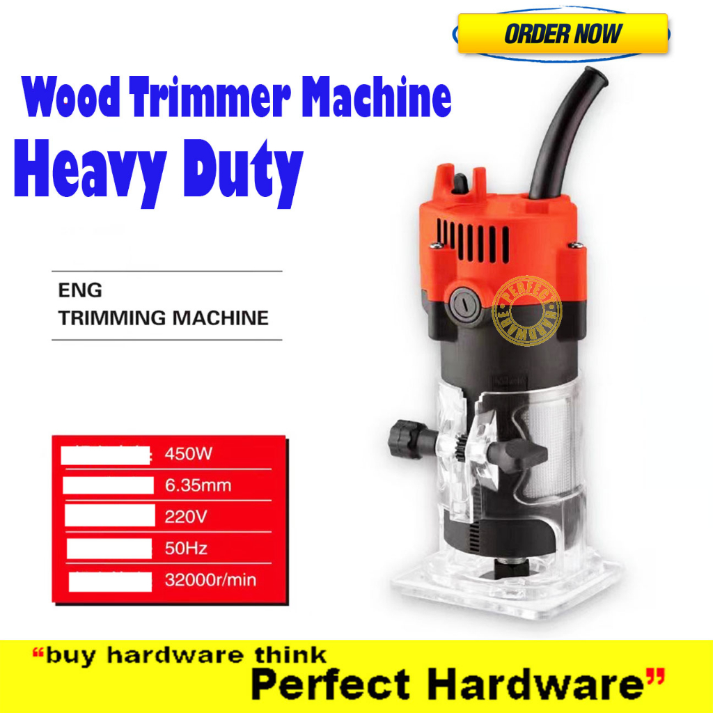 800Watt 32000RPM Electric Hand Wood Trimmer Router Slotting Woodworking ...