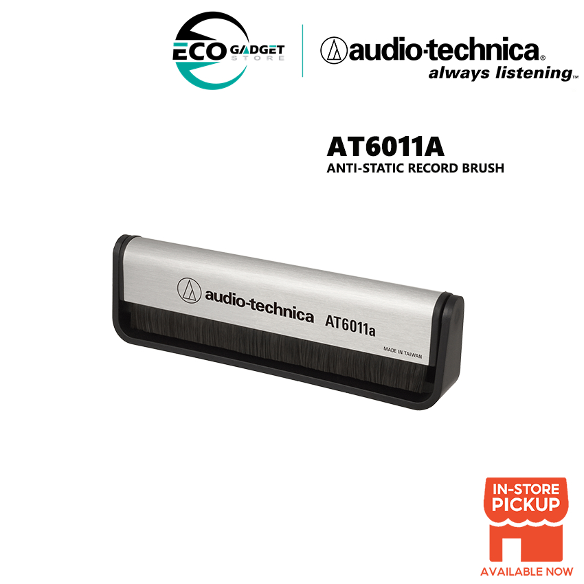 Audio-Technica Anti-Static Record Brush AT6011a - Removes harmful dust ...