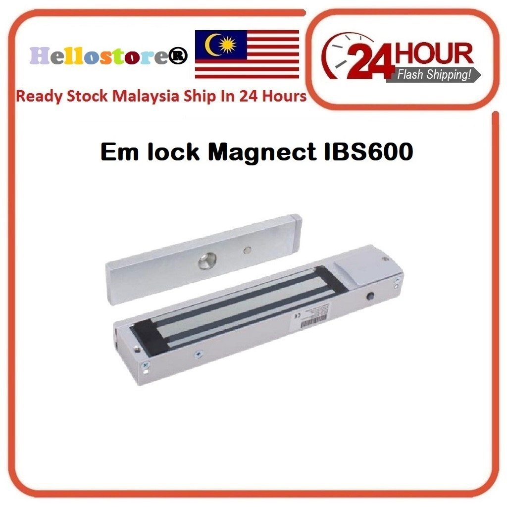 Door Access Magnect Lock Electromagnetic Lock IBS600 Single Door Em ...