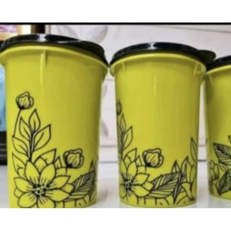 Limited Edition Flower Handolier Canister Tupperware 1L (1pc) | Shopee ...