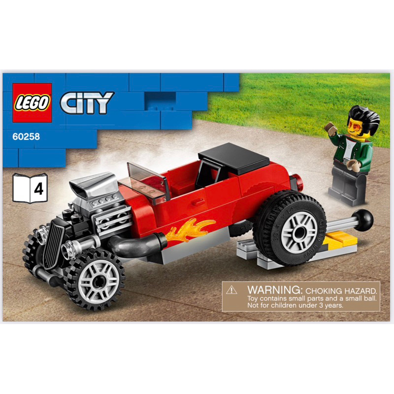 LEGO city Hot rod car with minifigure | Shopee Malaysia