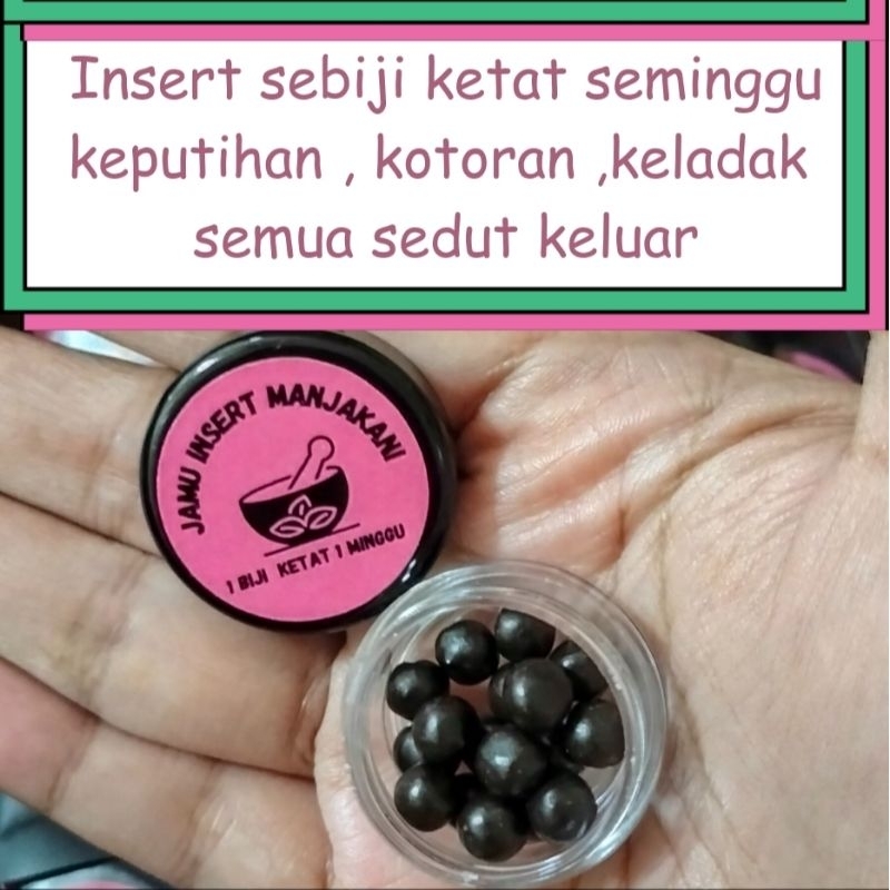 Jamu insert Manjakani 1biji ketat 1minggu | Shopee Malaysia