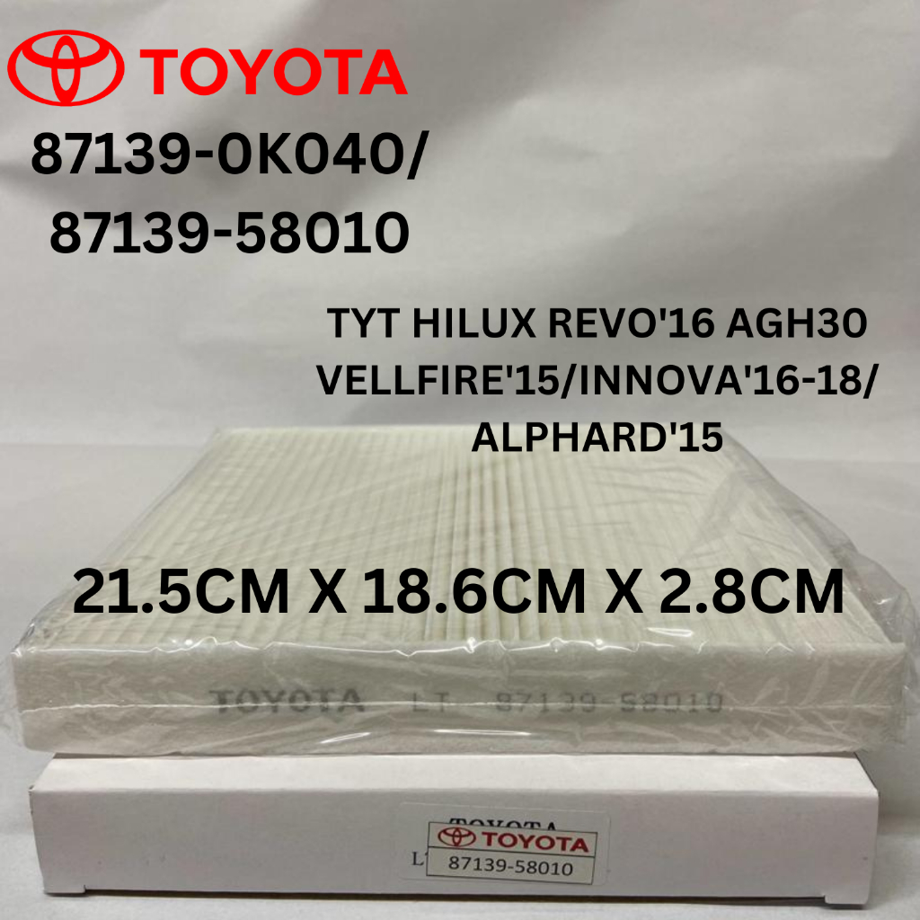 TOYOTA VIOS 2018/ HILUX REVO 2016/VELLFIRE 2015/ALPHARD 2015/INNOVA ...