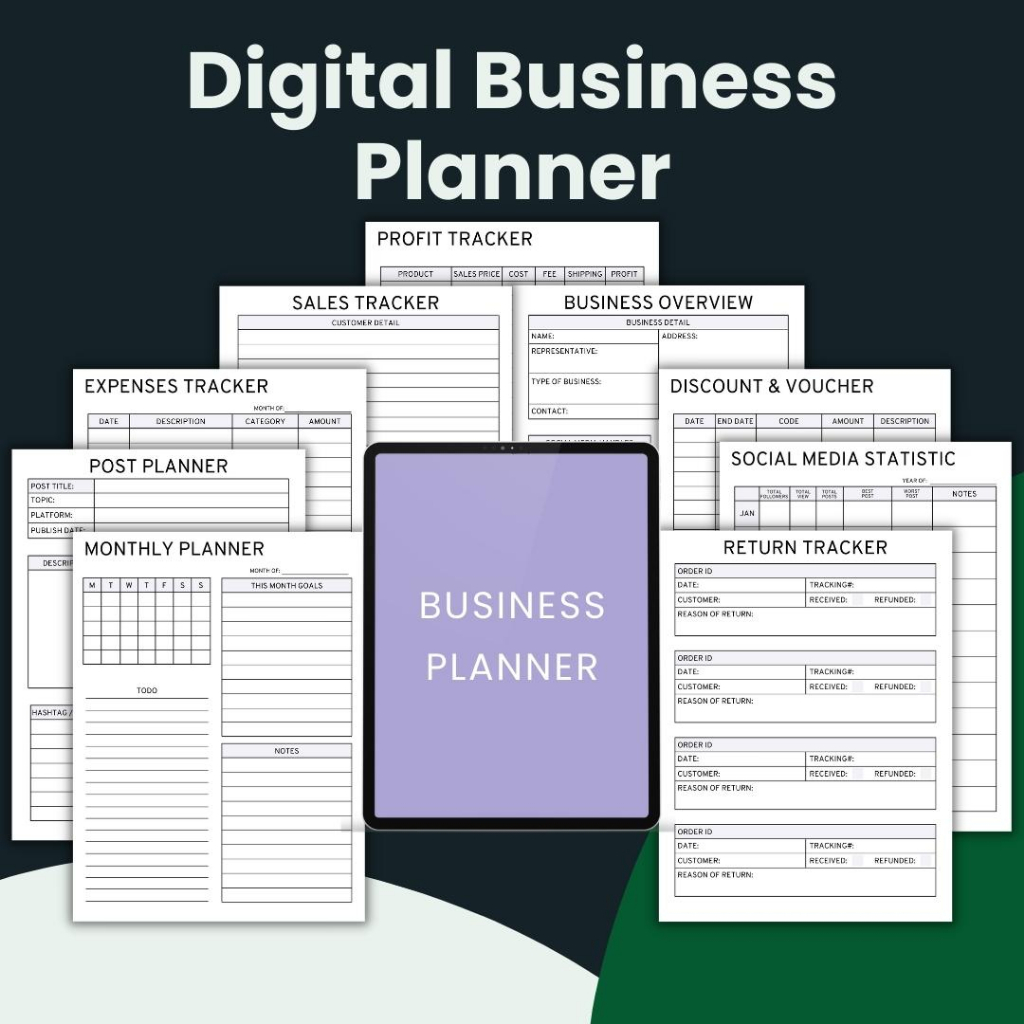 2024 Digital Business Planner| Ultimate Planner Bundle | | Shopee Malaysia