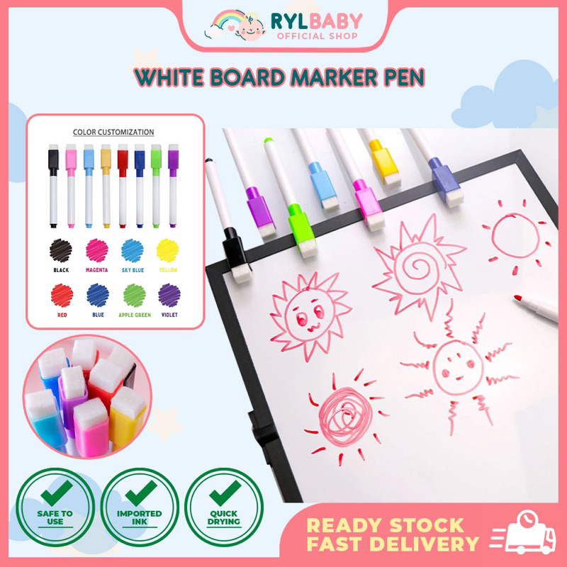 Erasable Whiteboard Marker Pen For Kids Drawing Pen Art Supplies ...