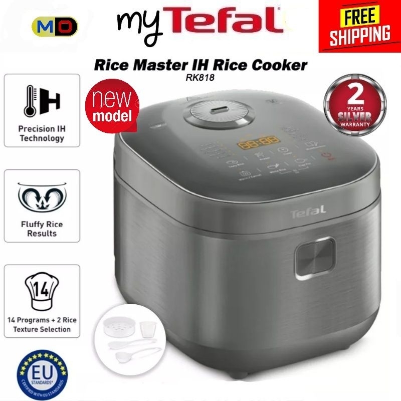[NEW] Tefal (10 Cups) Rice Master IH Rice Cooker 1.8L RK818 Baby ...