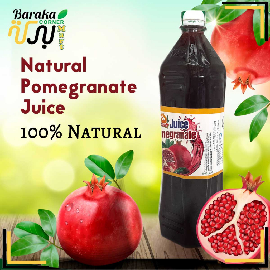 Jus Delima | semula jadi / Pomegranate Juice 100% Natural | Halal ...