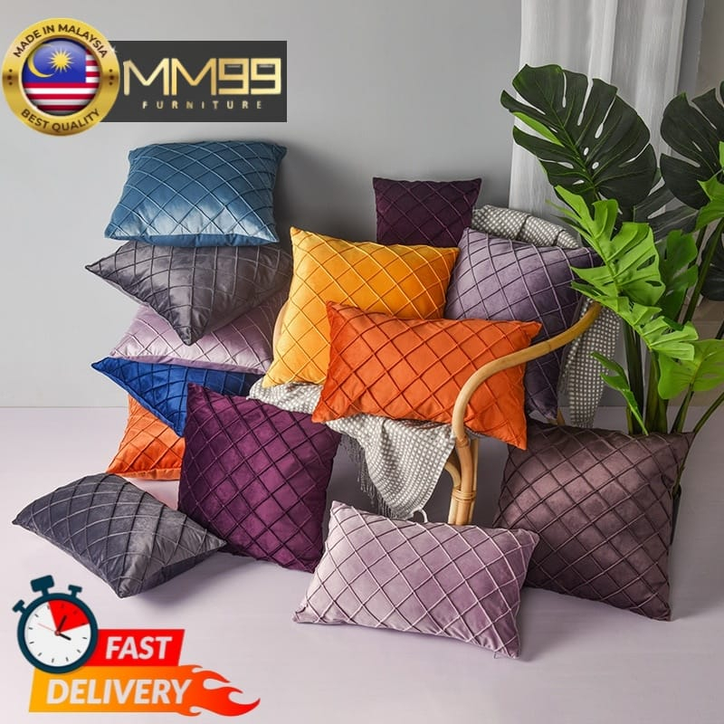 Ready Stock!!!♥Hot♥ velvet sofa pillowcase sofa cushion cover baldu ...